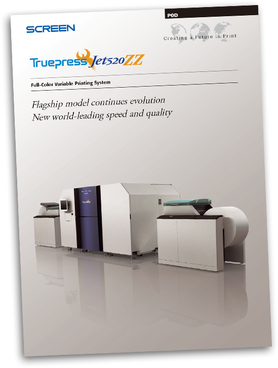Truepress Jet520ZZ (Inkjet Web Press) | SCREEN GP Americas, LLC