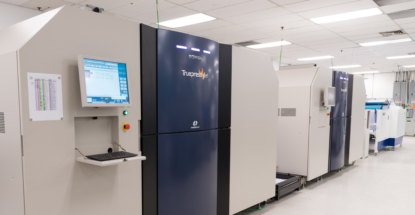 Truepress Jet520ZZ (Inkjet Web Press) | SCREEN GP Americas, LLC